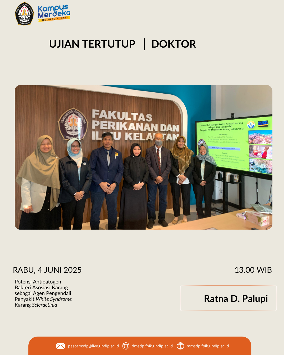 Dr. Ratna Palupi | Doktor ke-195 dari Program Studi Doktor Manajemen ...