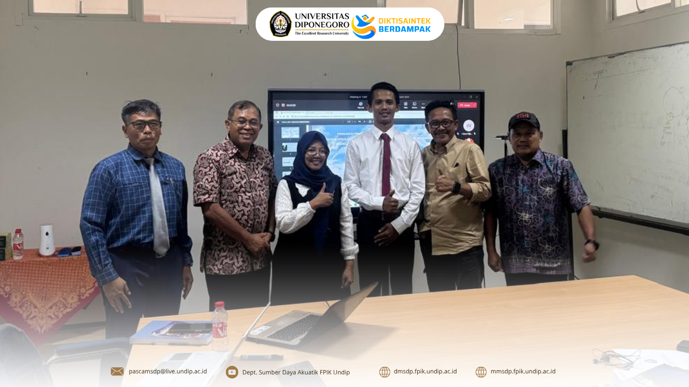 Seminar Hasil Penelitian Program Doktor Manajemen Sumber Daya Perairan ...